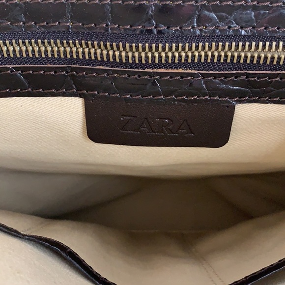 Zara | Bags | Zara Crocodile Animal Print Tote Bag | Poshmark